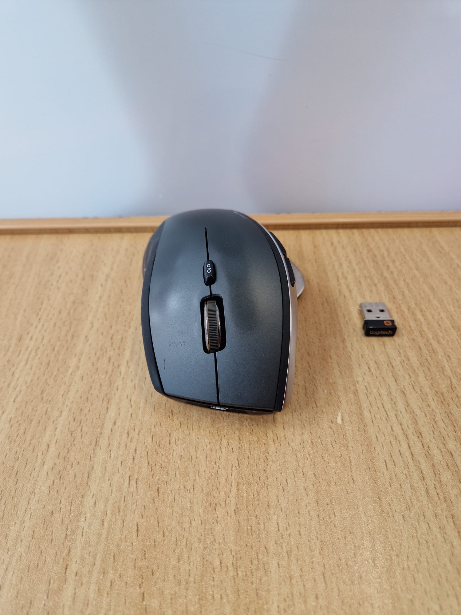 Pre-owned Logitech MX Performance Wireless Mouse MR0007 + USB Receiver ...